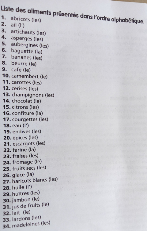 Faisons les courses ! > ELI